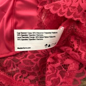 Maidenform | Intimates & Sleepwear | Maidenform Lace Tback Bikini Pink ...
